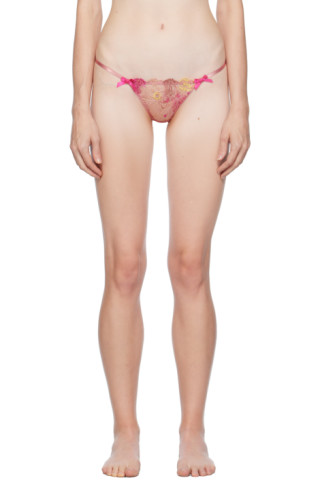 Pink Zuri Thong by Agent Provocateur on Sale