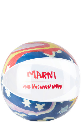 Multicolor No Vacancy Inn Edition Beach Ball by Marni on Sale