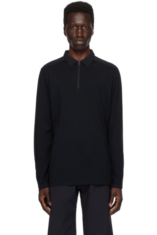 Veilance: Black Frame Polo | SSENSE