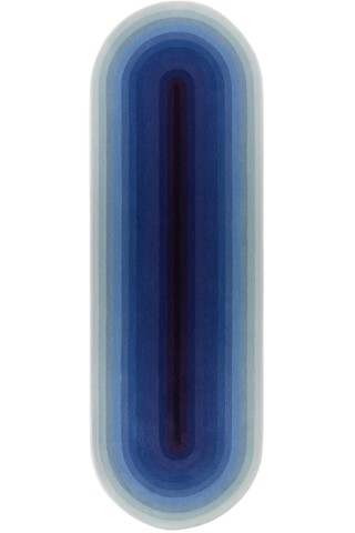 Blue Archway Runner Rug by Curves by Sean Brown | SSENSE