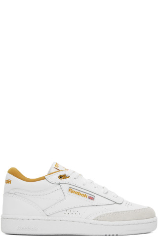 Reebok Classics: White Club C Mid II Sneakers | SSENSE