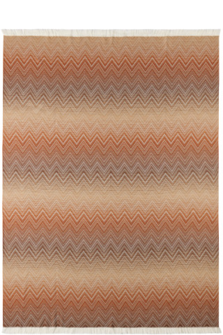 Orange & White Timmy Throw by Missoni | SSENSE