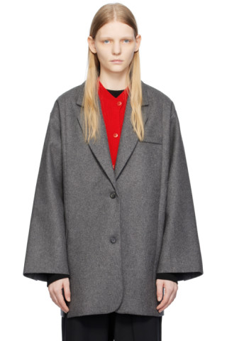 Cordera: Gray Opening Blazer | SSENSE