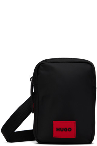 Black Crossbody Bag by Hugo on Sale