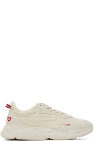 Hugo: Off-White Leon Runn Sneakers | SSENSE UK