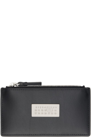 Black Numeric Wallet by MM6 Maison Margiela on Sale