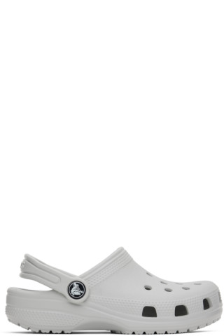 Kids Gray Classic Clogs by Crocs | SSENSE