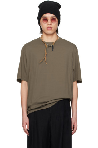 DEVOA: 绿色圆领 T 恤 | SSENSE