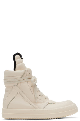 Kids Off-White Geobaskets Sneakers by Rick Owens | SSENSE