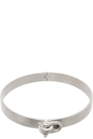 Parts of Four: Silver Neck Cuff Choker | SSENSE