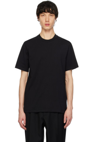 Jil Sander: Black Basic T-Shirt | SSENSE