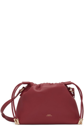 Red Ninon Mini Bag by A.P.C. on Sale
