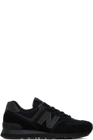 Black 574 Core Sneakers by New Balance on Sale