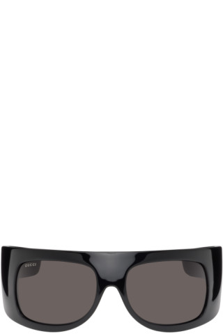 Black Mask Sunglasses by Gucci on Sale