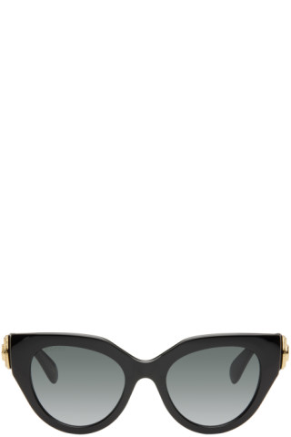 Gucci: Black GG1408S Sunglasses | SSENSE UK