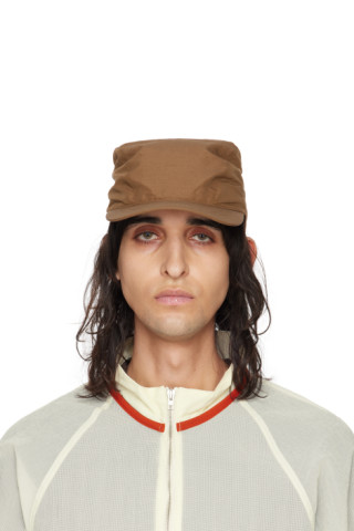 Brown Hufa Cap by RANRA on Sale