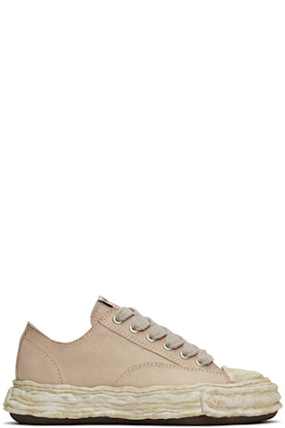 Maison MIHARA YASUHIRO: Beige Peterson23 OG Sole Sneakers | SSENSE 대한민국