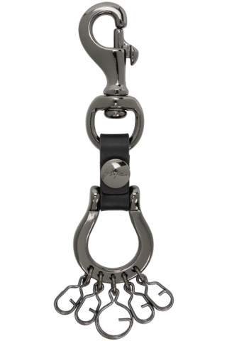 Black discord Keychain by YOHJI YAMAMOTO on Sale