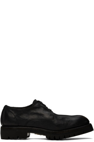 Guidi: Black 792V Derbys | SSENSE Canada