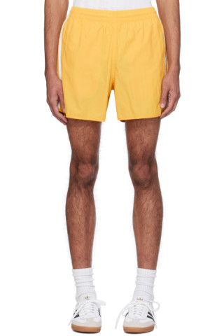 adidas Originals: Yellow Sprinter Shorts | SSENSE Canada