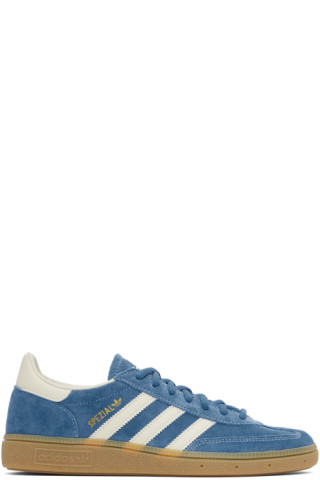 adidas Originals: Blue Handball Spezial Sneakers | SSENSE