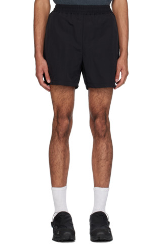 Black Baram Shorts by HGBB STUDIO on Sale