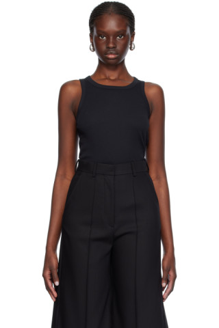 Black Ella Tank Top by Teurn Studios on Sale