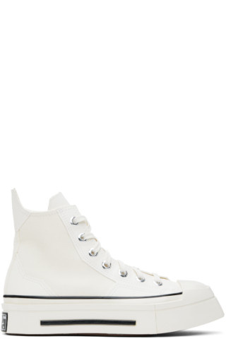 White Chuck 70 De Luxe Squared Sneakers by Converse on Sale