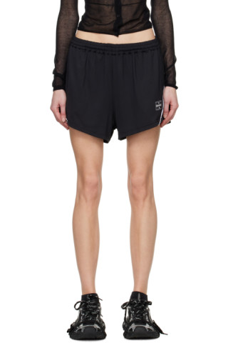 032c: Black Performance Shorts | SSENSE Canada