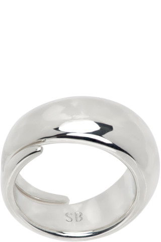 Silver Large Winding Ring by Sophie Buhai on Sale