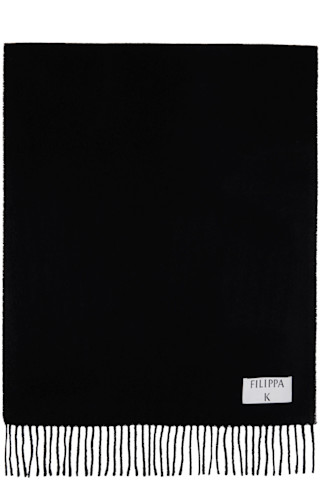 Black Cashmere Blend Scarf by Filippa K on Sale