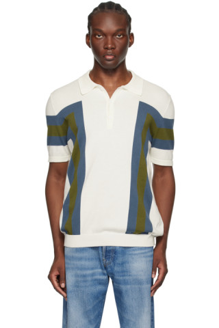Hugo: Off-White Striped Polo | SSENSE