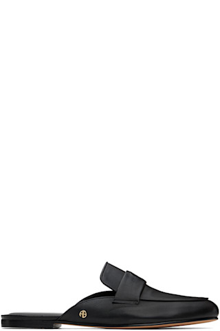 Black Corinne Mules by ANINE BING on Sale