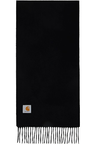 Black Crew Scarf by Carhartt Work In Progress on Sale