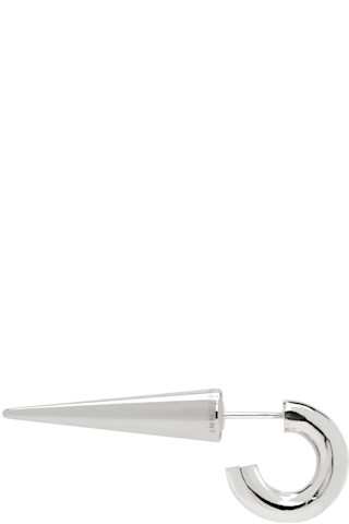 Silver Object EA0 Mono Spike Small Single Earring by Innerraum on Sale