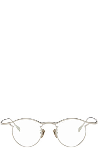 Silver Titanos Edition MF-001 Glasses by FACTORY900 on Sale