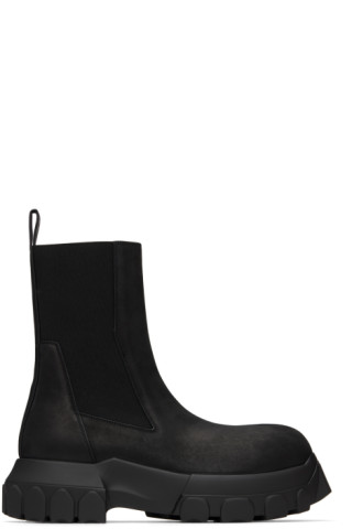 Rick Owens: ブラック Porterville Beatle Bozo Tractor Rick Owens: ブラック Porterville Beatle Bozo Tractor