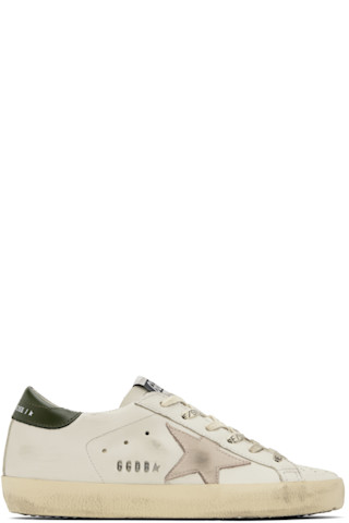 Golden Goose: White Super-Star Classic Sneakers | SSENSE