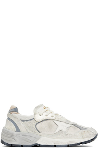 Golden Goose: グレー&ホワイト Dad-Star スニーカー | SSENSE 日本 Golden Goose: グレー&ホワイト Dad-Star スニーカー | SSENSE 日本