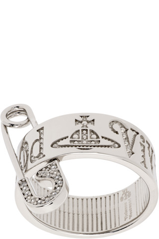 Vivienne Westwood: Silver Vernon Ring | SSENSE Vivienne Westwood: Silver Vernon Ring | SSENSE