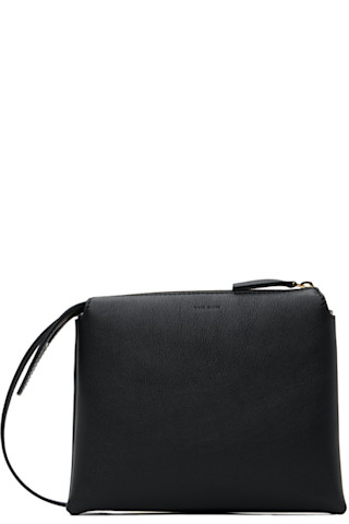 The Row: Black Nu Mini Twin Bag | SSENSE