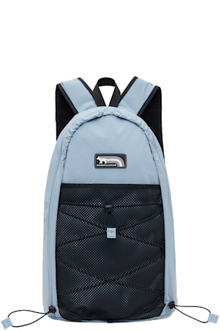 Blue Flash Fox Backpack by Maison Kitsuné on Sale