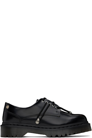 Black Zeffir 5i Derbys by Dr. Martens on Sale