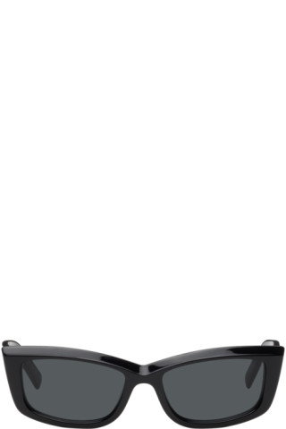 Saint Laurent: Black SL 658 Sunglasses | SSENSE Canada