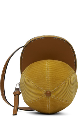 Tan Medium Cap Bag by JW Anderson on Sale