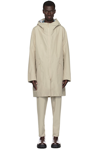 Veilance: Beige Monitor Coat | SSENSE
