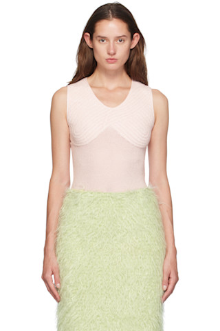 Pink Sweetheart V-Neck Tank Top by Isa Boulder on Sale