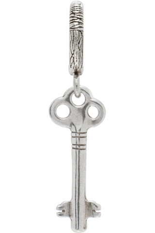 Isabel Marant: Silver Key Of Love Single Earring | SSENSE Canada