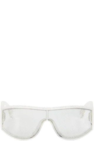 Transparent 'Fendi Lab' Sunglasses by Fendi on Sale