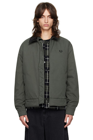 Green Caban Jacket by Fred Perry on Sale